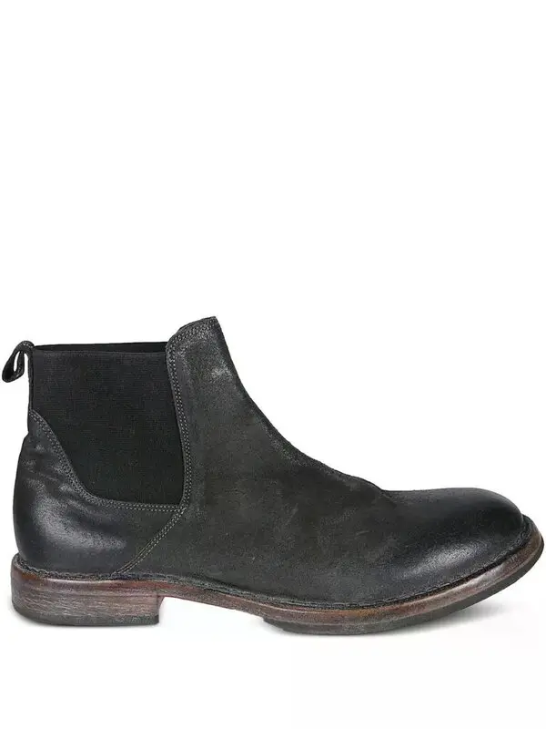 Moma Leather Chelsea Boots - Black