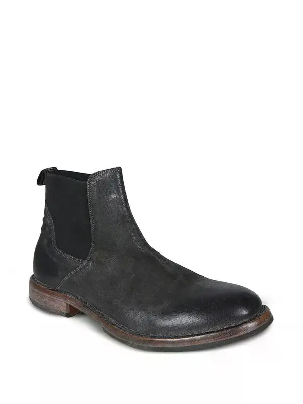 Moma Leather Chelsea Boots - Black