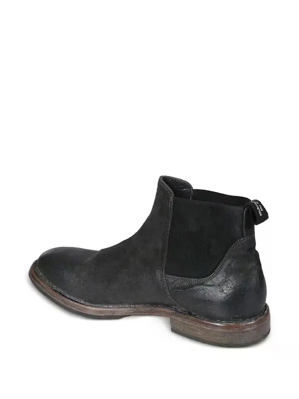 Moma Leather Chelsea Boots - Black