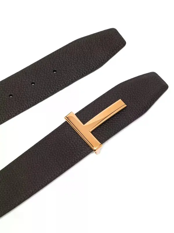 TOM FORD T-icon Leather Belt
