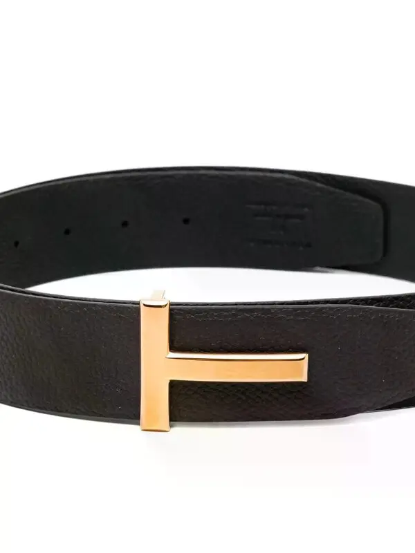 TOM FORD T-icon Leather Belt