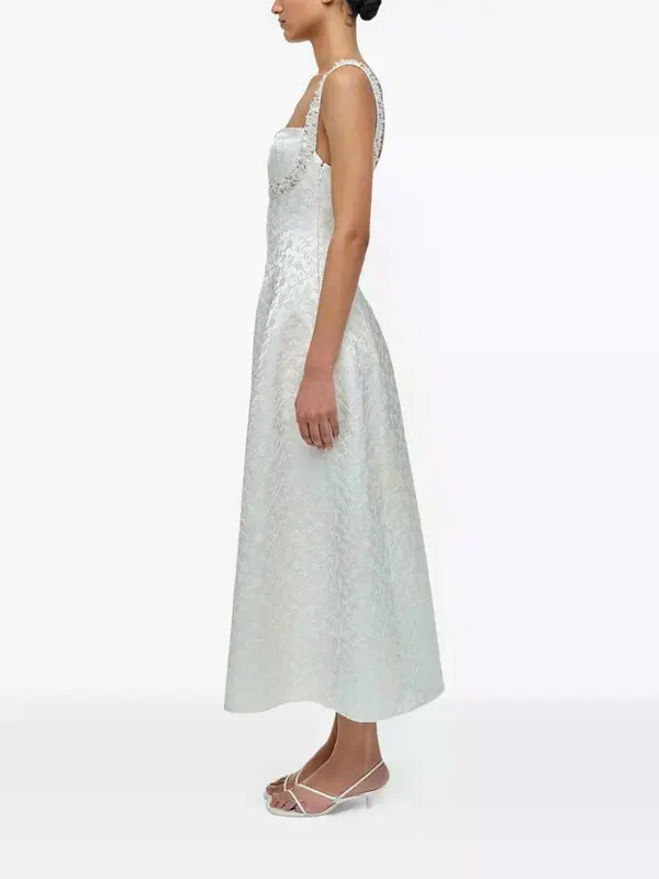 Simkhai Charlotte Floral Jacquard Midi Dress