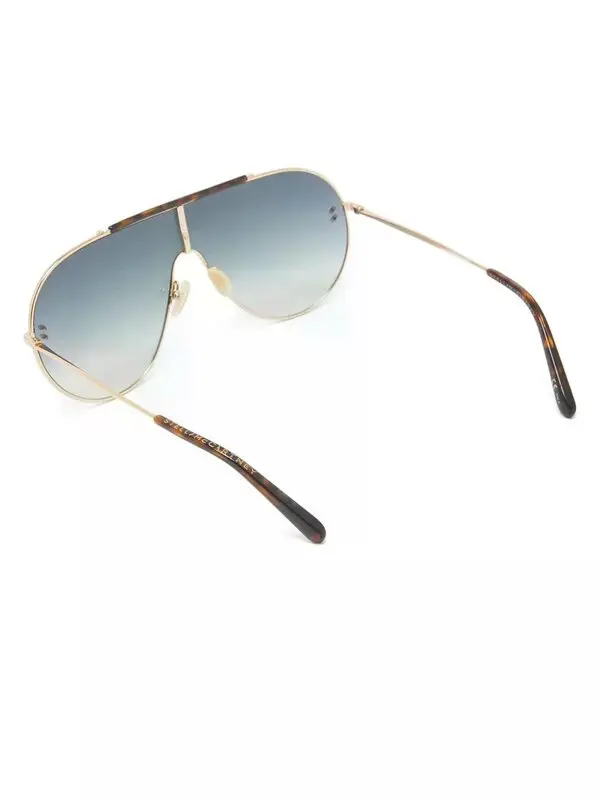 Stella McCartney Round-frame Sunglasses - Gold