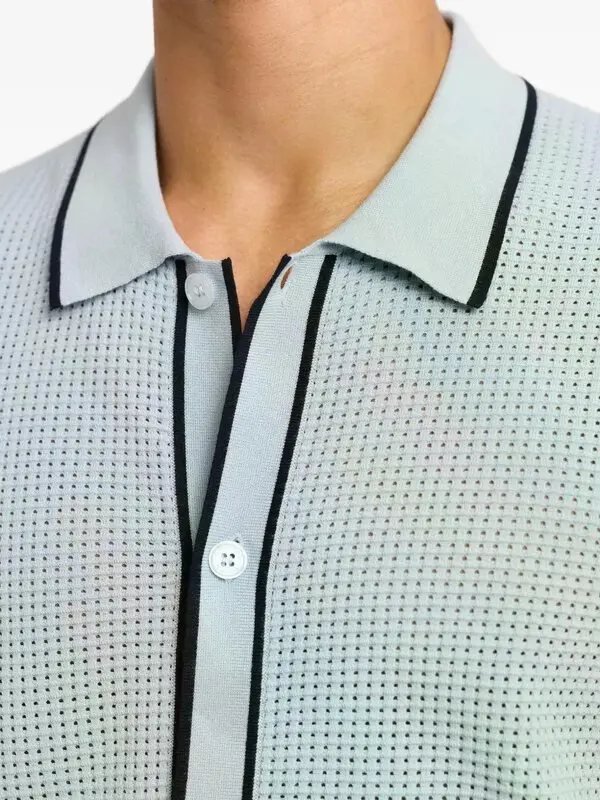 Orlebar Brown Roddy Button-up Perforated Shirt