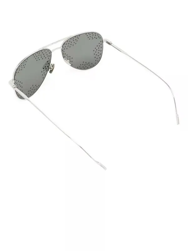Saint Laurent Crystal-embellished Aviator Sunglasses