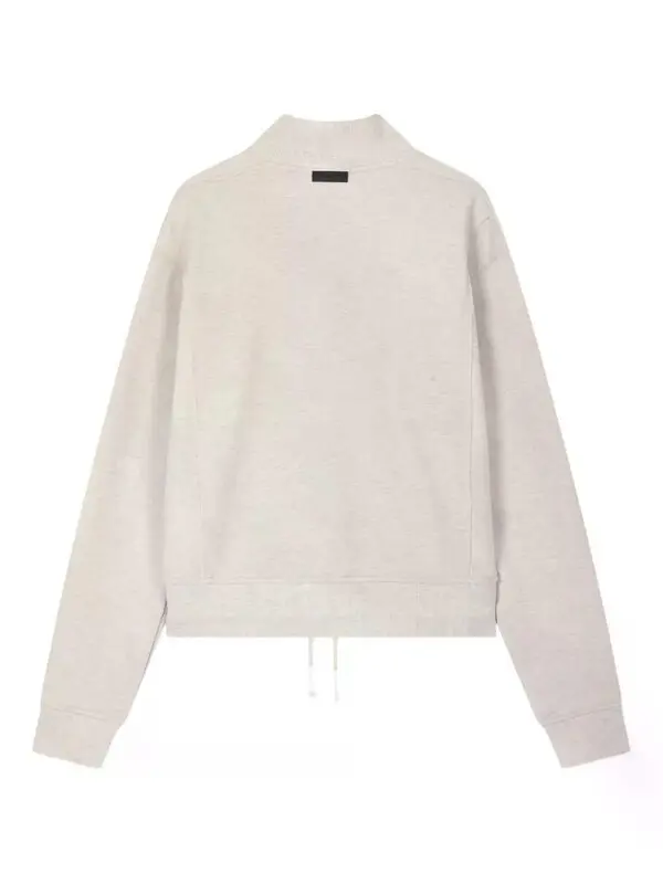 STUDIO TOMBOY Half-zip Sweatshirt With Drawstring Hem