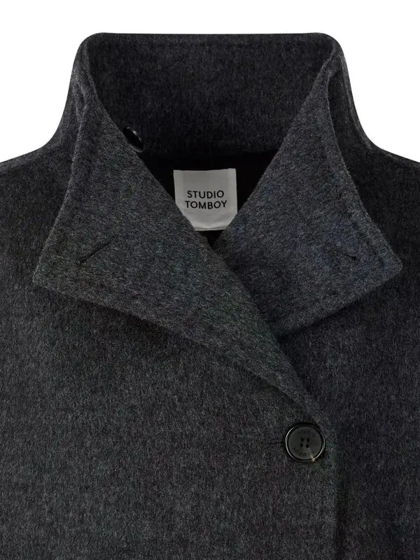 STUDIO TOMBOY High-neck Belted Coat