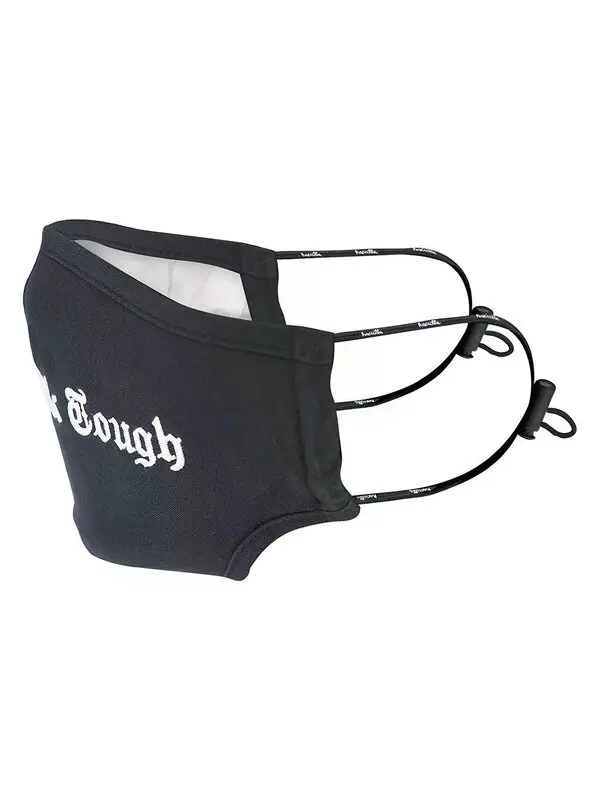 HACULLA. Embroidered Slogan Face Mask