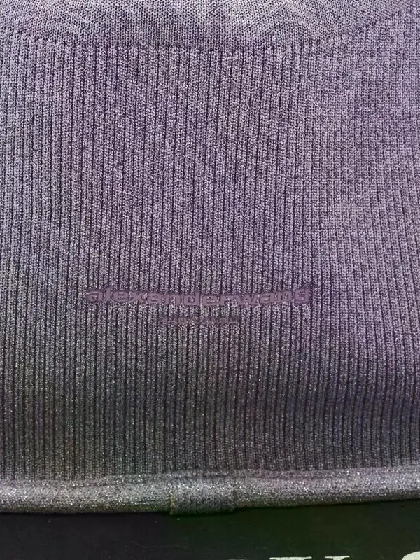 ALEXANDER WANG Ribbed-knit Bag