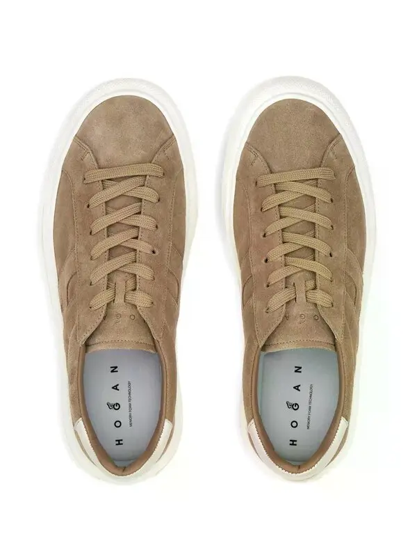 Hogan H691 Suede Sneakers - Brown