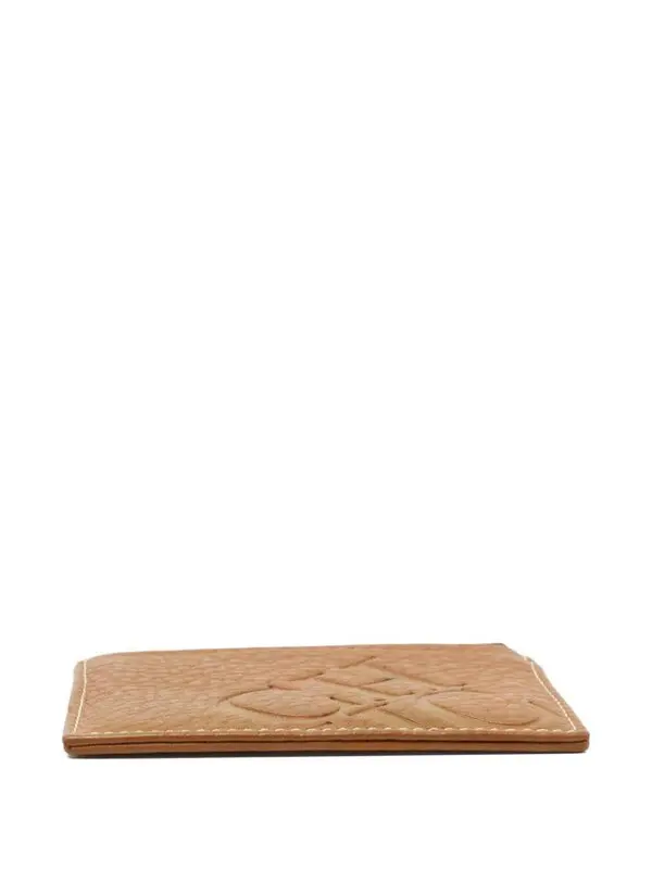 Carolina Herrera Logo-embossed Leather Cardholder