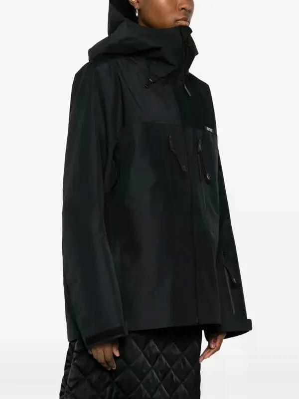 Prada Zip-up Hooded Jacket With Heat-sealed Tape