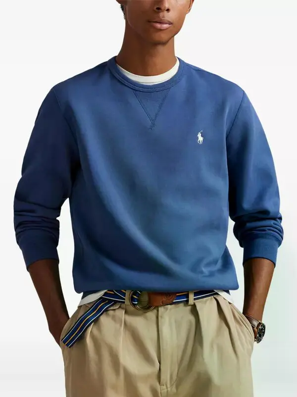 Polo Ralph Lauren Long-sleeve Logo-detail Sweatshirt - Blue