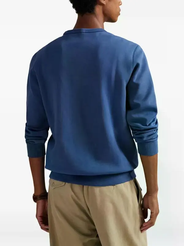 Polo Ralph Lauren Long-sleeve Logo-detail Sweatshirt - Blue