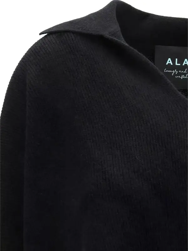 Alanui V-neck Long Sleeve Sweater