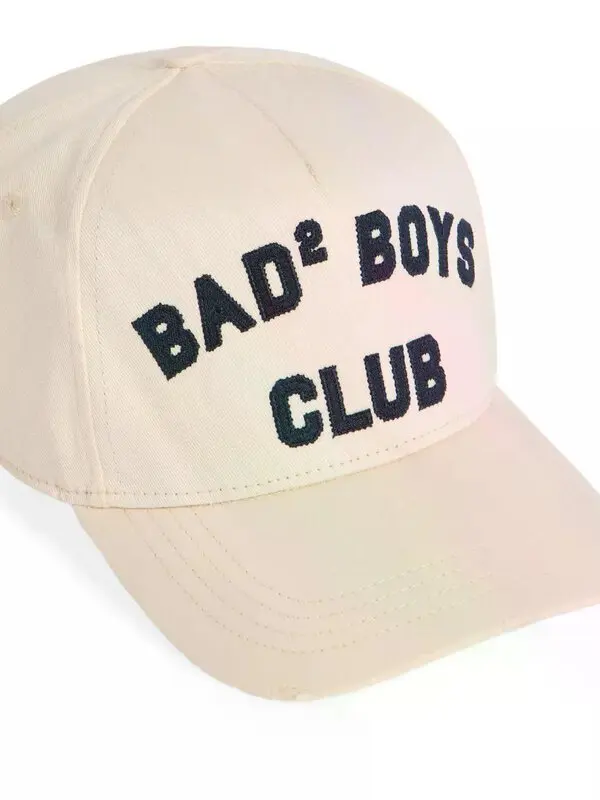 Dsquared2 Baseball Cap With Slogan Patch - Neutrals