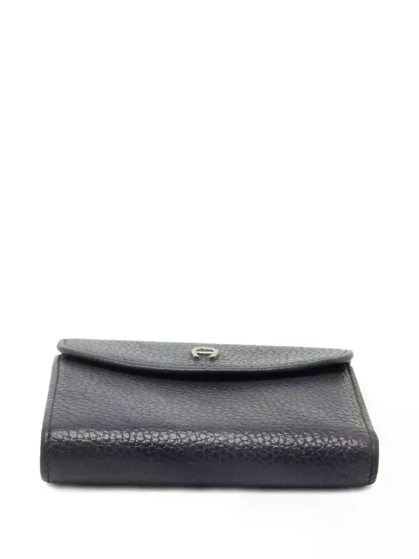 AIGNER 2000s Century Leather Trifold Wallet
