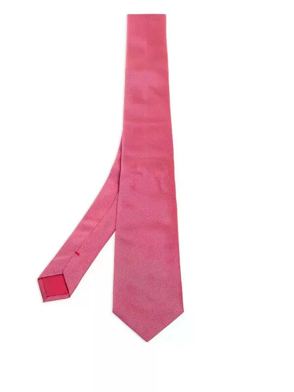 BOSS Micro-dot Silk Neck Tie - Red