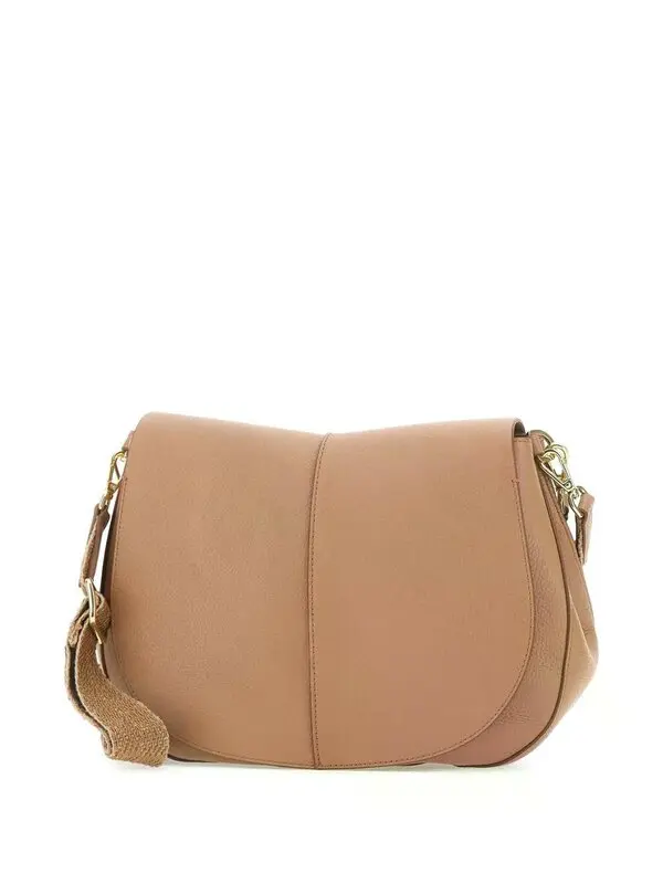 GIANNI CHIARINI Grained Leather Shoulder Bag