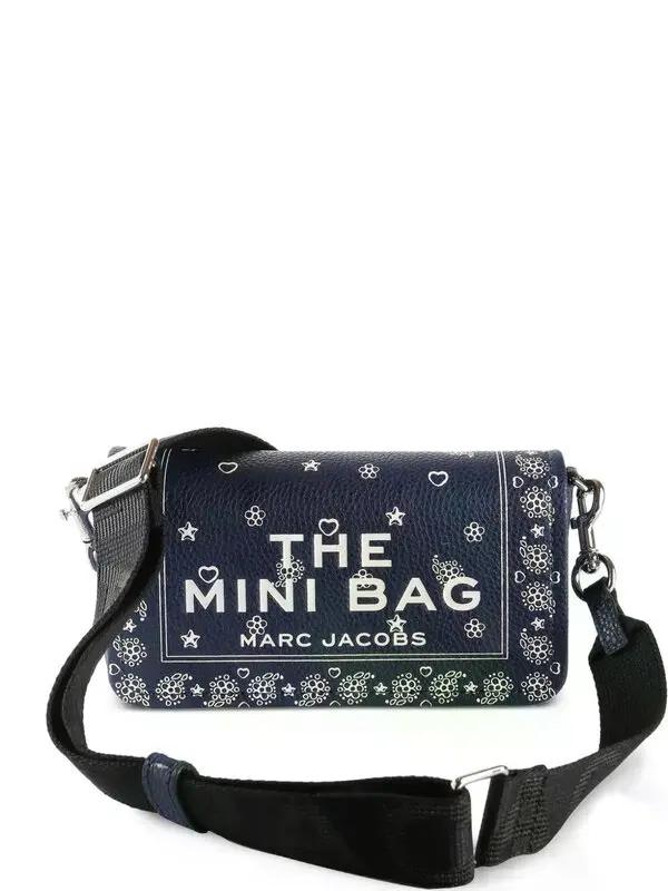 Marc Jacobs Graphic Print Cross Body Bag - Blue