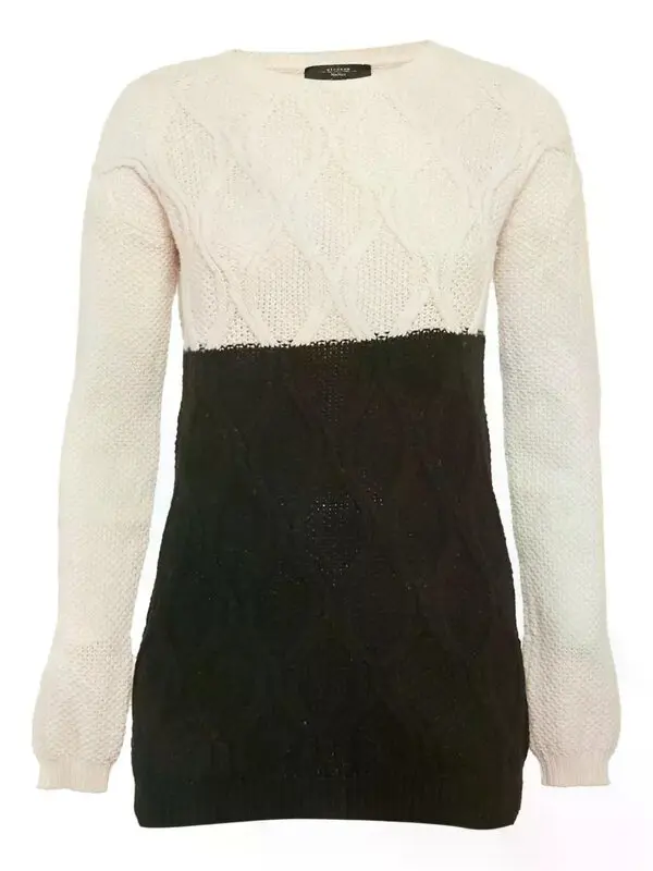 Max Mara 2000s Cable-knit Wool Sweater