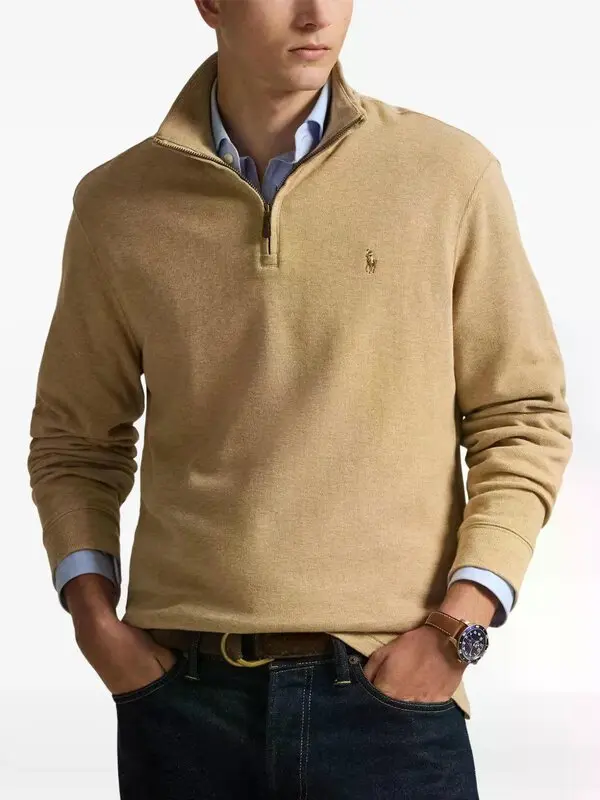 Polo Ralph Lauren Quarter-zip Sweatshirt - Neutrals