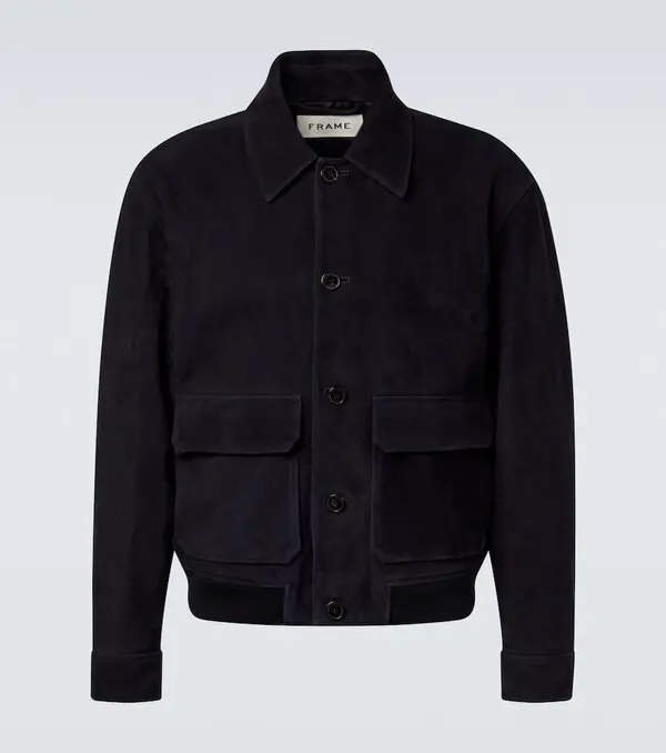 FRAME Suede Blouson Jacket