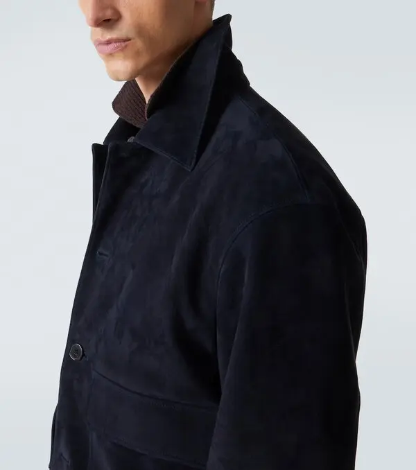 FRAME Suede Blouson Jacket