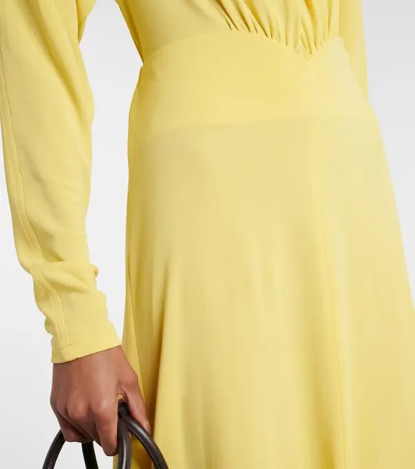 Stella McCartney Draped Jersey Midi Dress