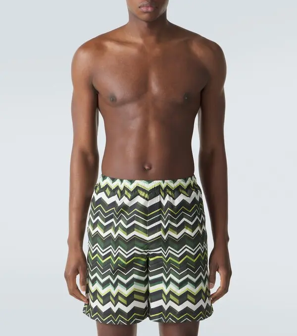Missoni Zigzag Swim Trunks