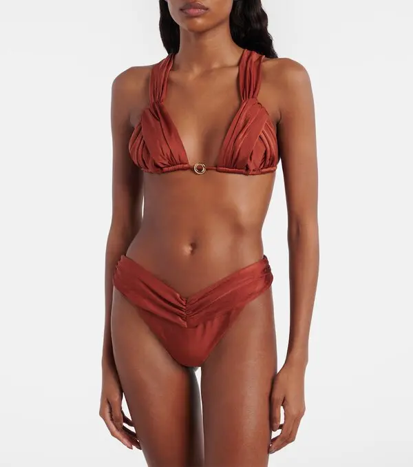 BANANHOT Jasmin Ruched Bikini Bottoms