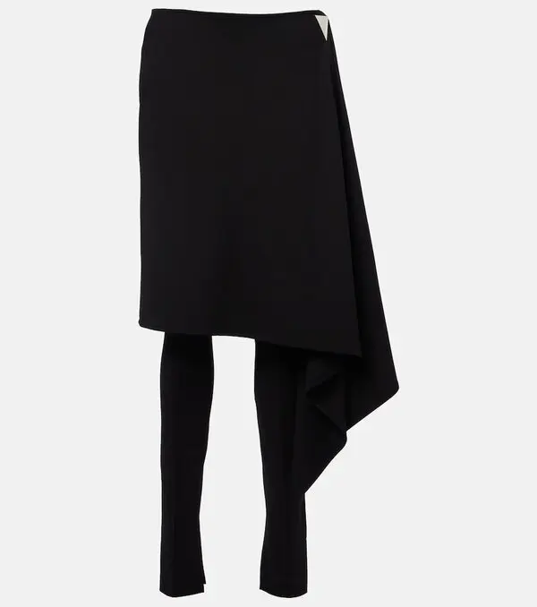 Attico Draped Slim Pants