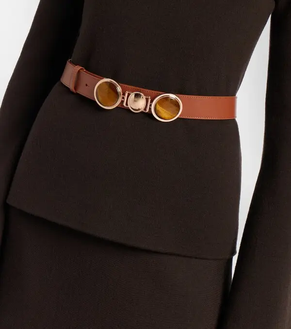 Gabriela Hearst Embellished Leather Belt