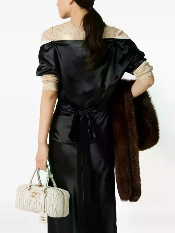 Miu Miu Satin Maxi Dress