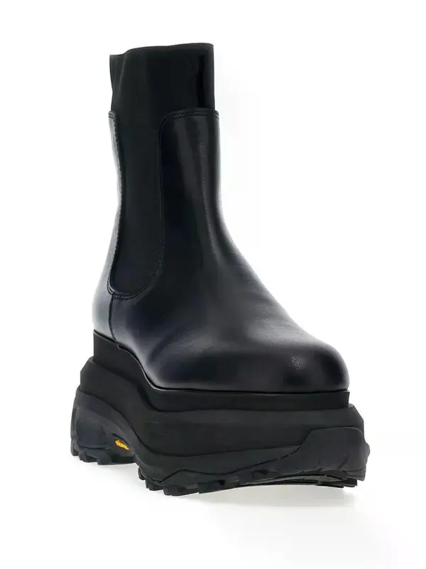 Sacai Leather Chelsea Boots