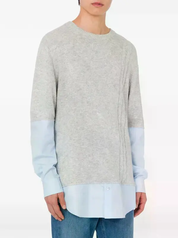 Moschino Panelled Long-sleeve Sweater