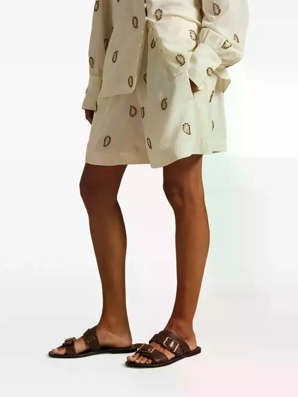 Polo Ralph Lauren Embellished Paisley Drawstring Shorts