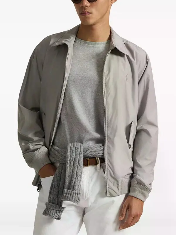 Polo Ralph Lauren Zip-up Lined Windbreaker - Grey