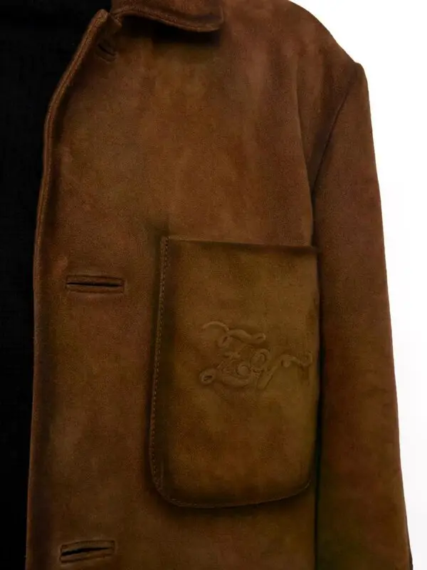 Zadig&Voltaire Venezia Pocket Suede Jacket - Brown