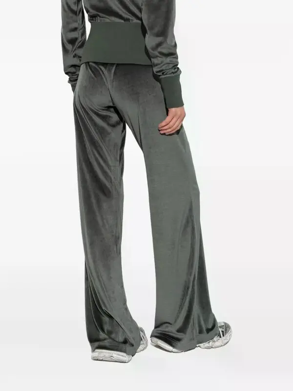 Balenciaga Velour Wide-leg Track Pants