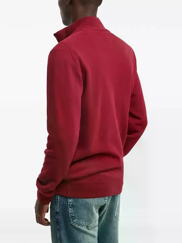 Gant Zip-fastening Wool Sweatshirt - Red