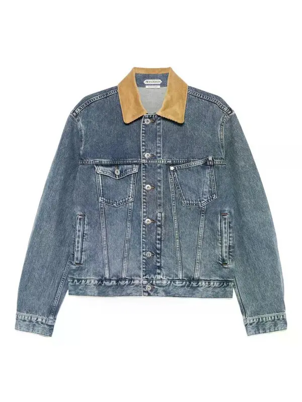 JW Anderson Corduroy-collar Denim Jacket