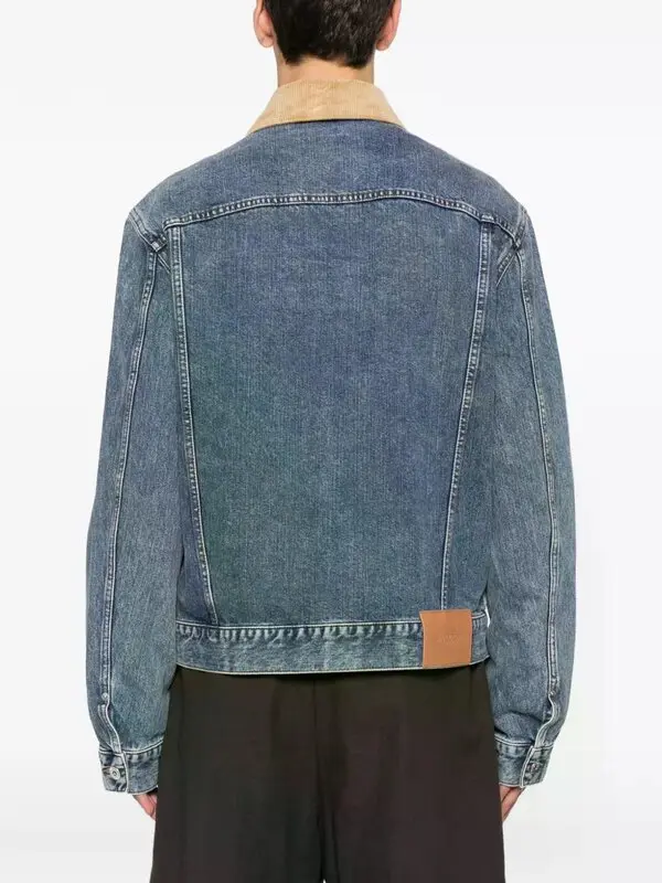 JW Anderson Corduroy-collar Denim Jacket