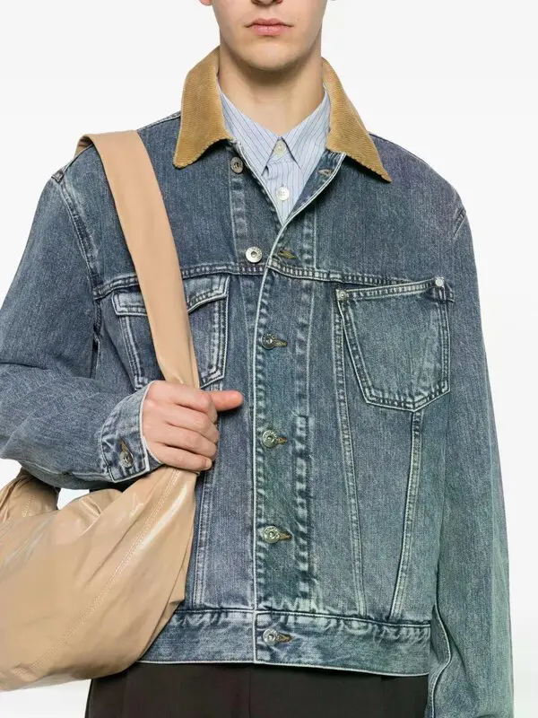 JW Anderson Corduroy-collar Denim Jacket