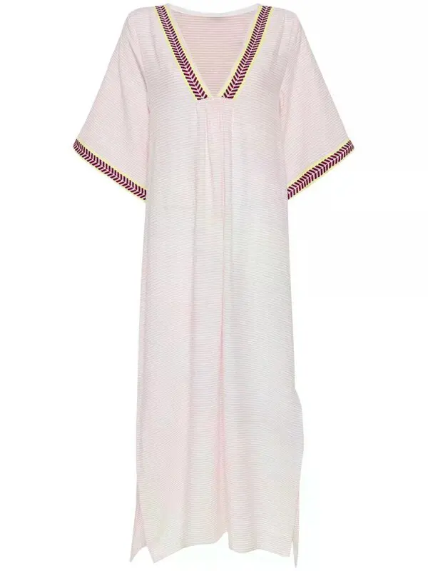 LEMLEM Edna Cotton-blend Maxi Dress - Pink