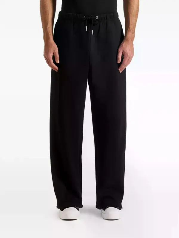Manière De Voir Maniere De Voir Logo-embroidered Wide-leg Track Pants