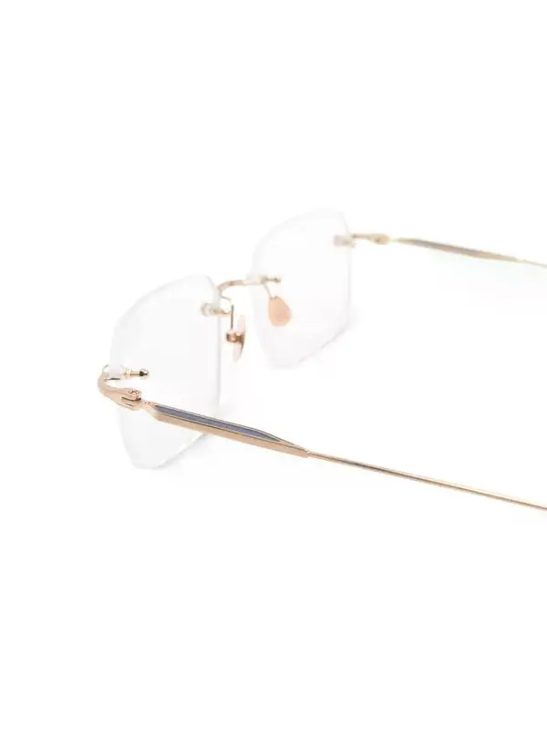 Matsuda Rimless Rectangle Eyeglasses