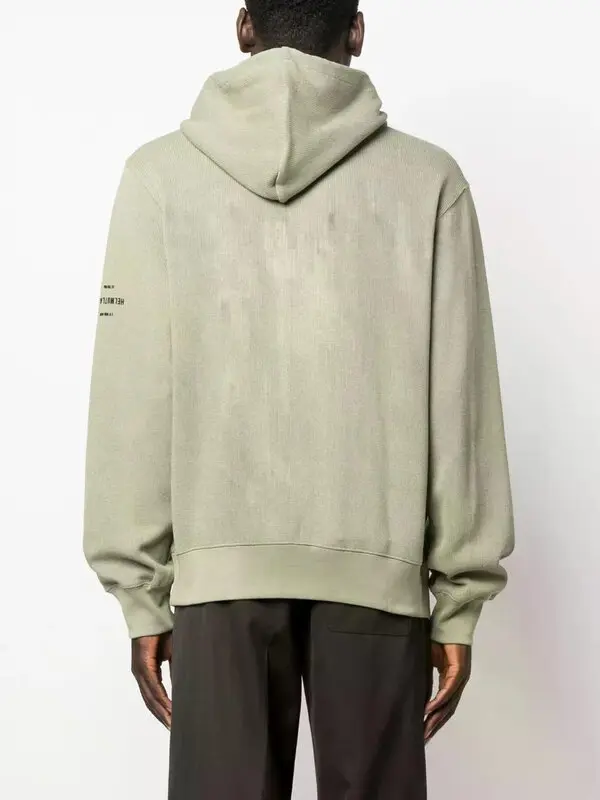 Helmut Lang Zip-up Drawstring Hoodie