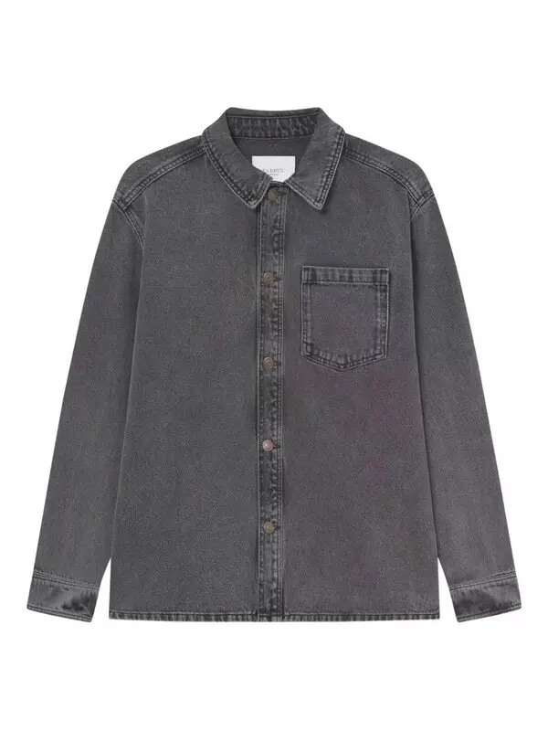 LES DEUX Cotton Denim Shirt