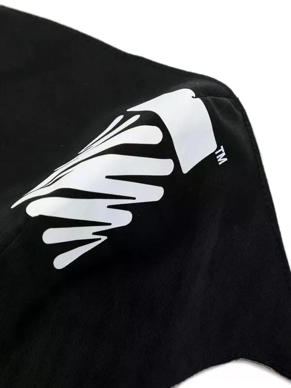 Off-White Diag-stripe Print Face Mask